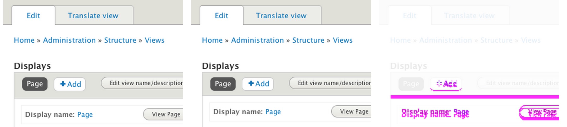 Rewrite Views UI CSS inline with our CSS standards - Part 1 [#2408525] | Drupal.org